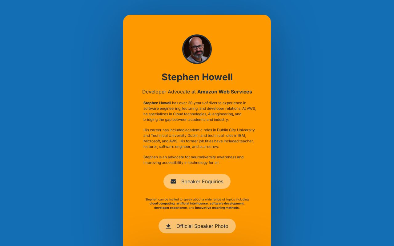 Stephen Howell (AWS)